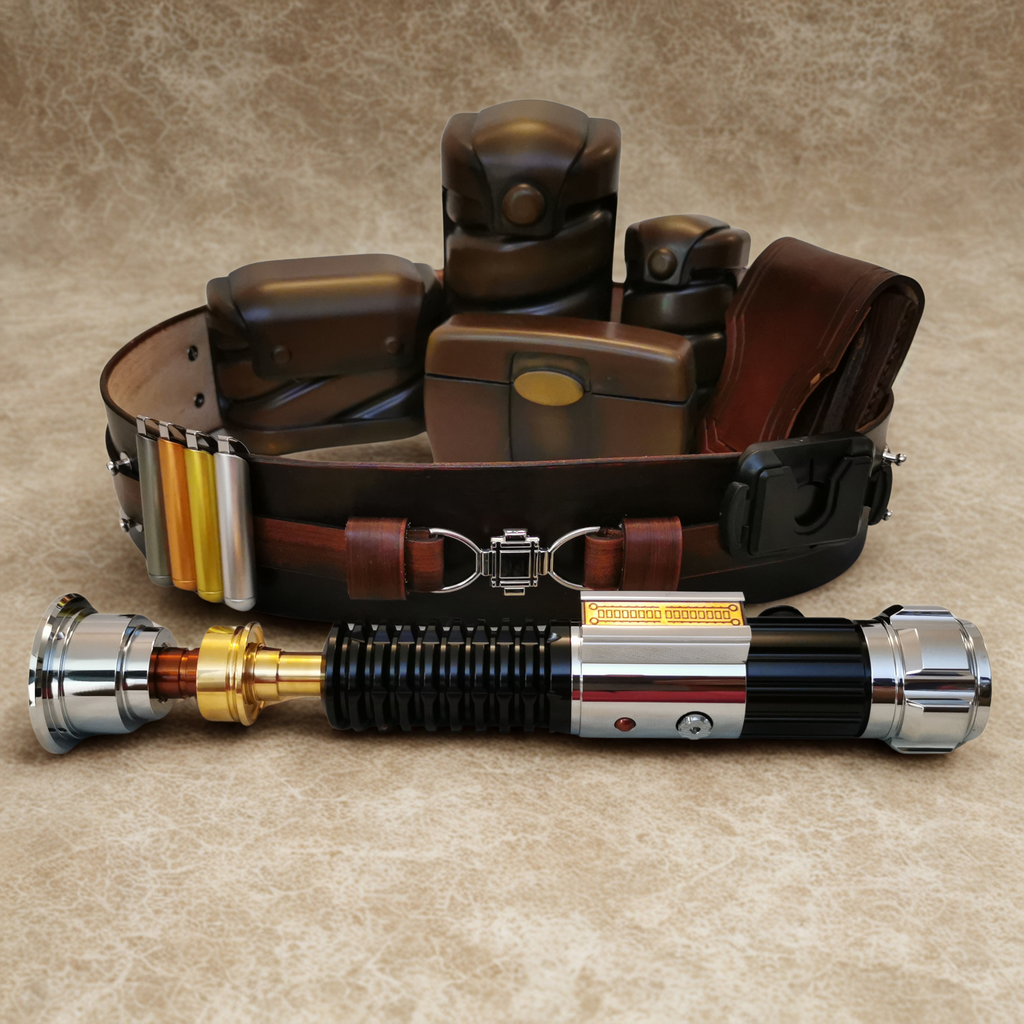 Lightsaber and Jedi outfit, Sabertrio & Neopixel - Adegan's Armory
