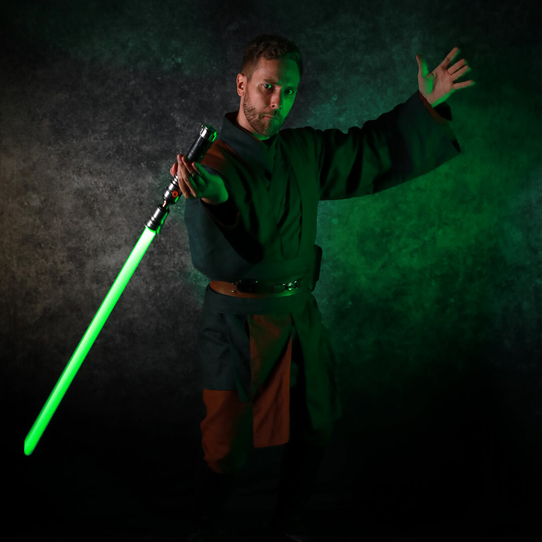 Lightsaber and Jedi outfit, Sabertrio & Neopixel - Adegan's Armory
